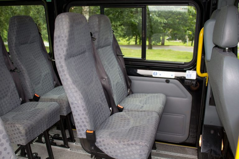 Transit Minibus Interior - Eleet Travel